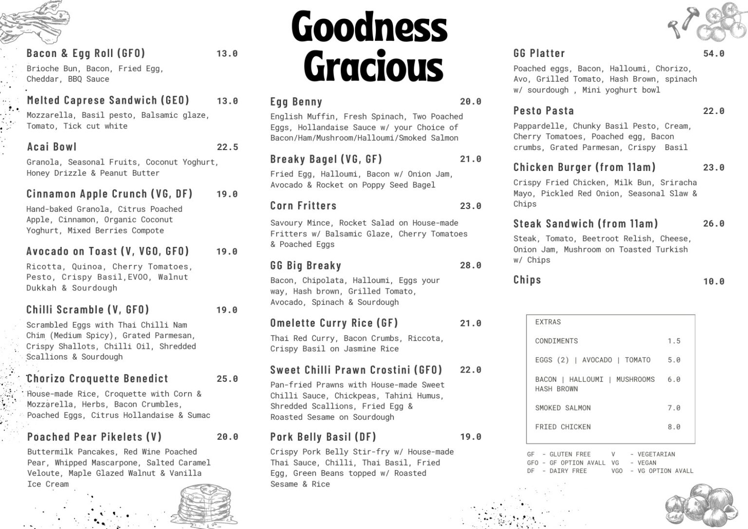 food + coffee = goodness | Goodness Gracious Cafe